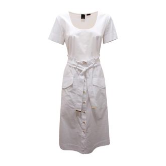 Pinko Atteone Kleid - - Dresses - Damen - Wei&szlig; - S