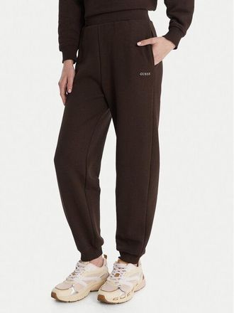 Guess Jogginghose V6RB15 K9V31 Braun Regular Fit