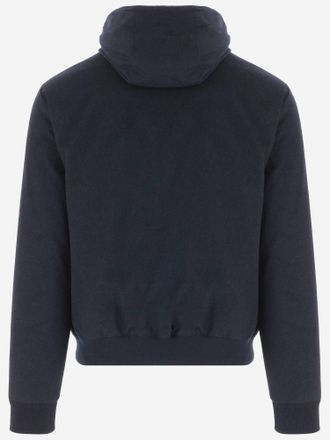 Moorer Mens Jacket Oniro Wool And Cashmere Navy