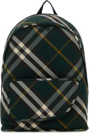 Burberry Homme, Sacs, Multicolore, Taille: ONE Size Printed Nylon Shield Backpack