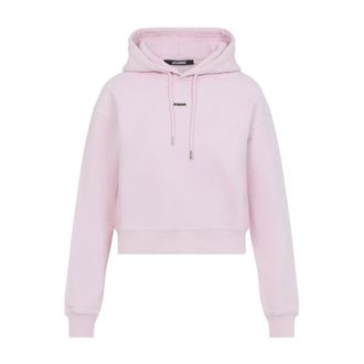 Jacquemus Le Hoodie Gros Grain - - Sweatshirts & Hoodies - Damen - Rosa - M