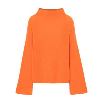 Americandreams Americandreams, Femme, Pulls, Orange, Taille: 38 FR Felicia Maille Oversize