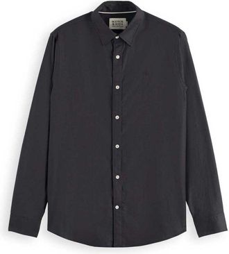 Scotch & Soda Oxford Shirt Herren Hemd, Schwarz, XXL