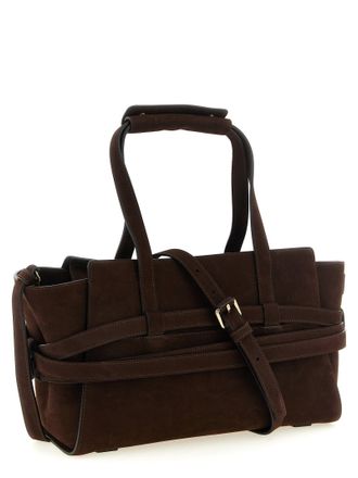 Moschino Tie Me Shoulder Bag - Brown