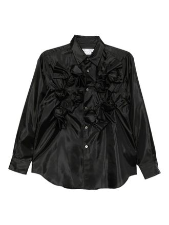 Comme Des Gar&ccedil;ons Hemd mit Knoten - Schwarz