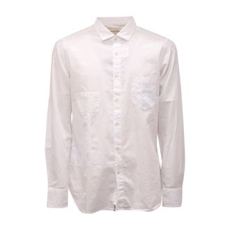 Tintoria Mattei 9884Aq Camicia Slim Shirt - - Shirts - Herren - Wei&szlig; - XL