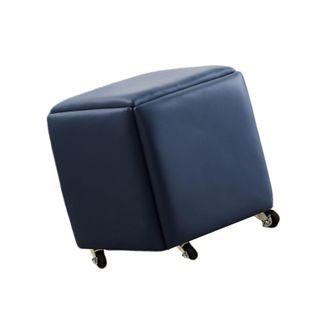 Generic 5-in-1-Sitzhocker, Eingangshocker-Set, quadratischer Lederfu&szlig;hocker, for Wohnzimmer, Schlafzimmer, Spielzimmer, Garten, B&uuml;ro, Balkon(Color 3,45x45cm)