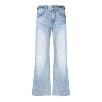 Stella McCartney Gold Chain Bootcut Jeans - - Jeans - Damen - Blau - W28