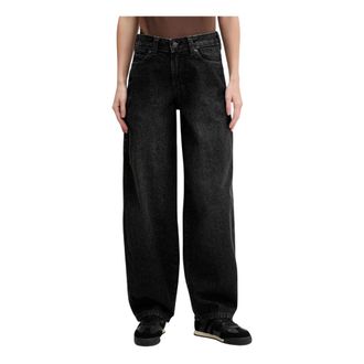 Dickies 957 Jean de travail coupe ample fusel&eacute;e - Femme - Jeans - Noir - Taille: W25