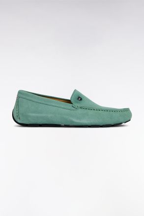 Eden Park Mocassins En Cuir Su&eacute;d&eacute; Verts