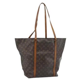 Louis Vuitton Sac cabas vintage Monogram Pre-owned - Femme - Pre-owned - Brun - Taille: ONE Size