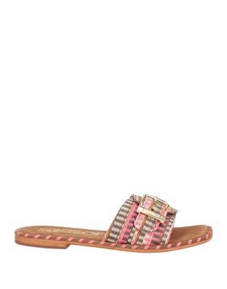 Colors Of California MONOBAND SANDAL IN RAFFIA