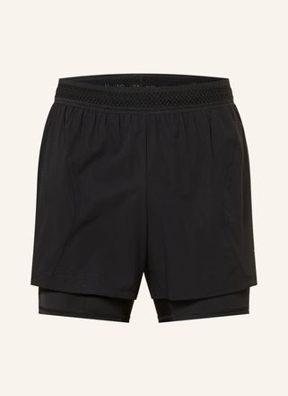 Gymshark Gymshark 2-In-1-Laufshorts Better Level schwarz