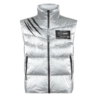 Plein Sport Nylon Crease Vest - - Sport - Herren - Grau - 3XL