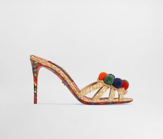 Dolce & Gabbana Ciabatta Tacco - Frau Pantoletten Und Mules Multicolor 37.5
