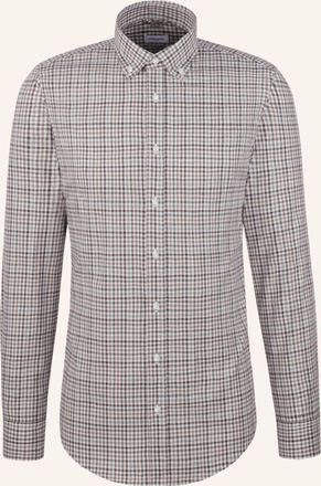 Seidensticker Seidensticker Flanellhemd Slim Fit braun