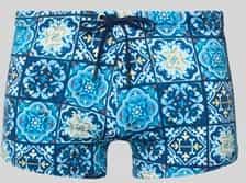 HOM Badehose im Allover-Look Modell MAIOLICA