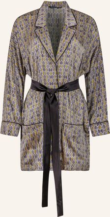 Helene Galwas Blusenjacke Aus Seidensatin Jani silber