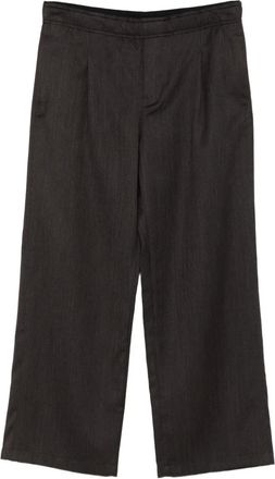 Our Legacy pleated-front trousers - Marron