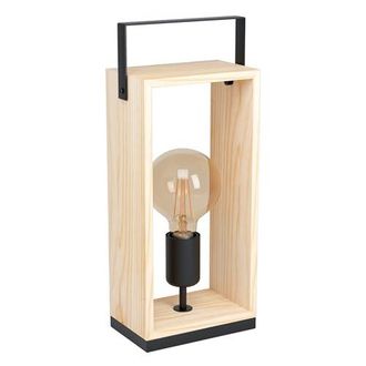 Eglo 43415, Bois, Lampe de Table 1 Ampoule