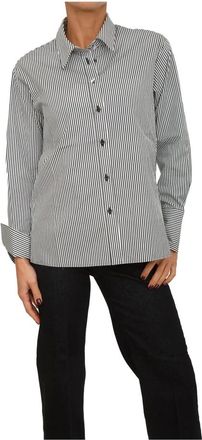 Liu Jo Femme, Blouses et Chemises, Noir, Taille: 42 FR Camicia inserto