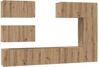 vidaXL Vidaxl - TV-Schrank-Set 6 pcs Eiche handwerklich 30,5 x 30 x 90 cm