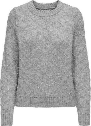 Only Rundhalspullover ONLALBA L/S GLITTER O-NECK CC KNT