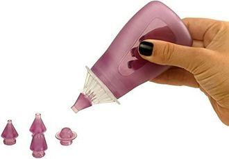 Silikomart Silikomart 72.342.86.0065 TRANSPARENT DECORATIVE PEN WITH 5 DIFFERENT NOZZLE