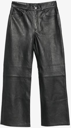 Haikure Lederhose - Schwarz