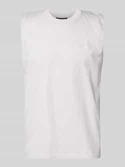 Pegador Tanktop mit Label-Stitching und Rundhalsausschnitt