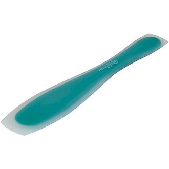 Wilton Versa-Tools Universalspatel aus Silikon zum Verteilen und Schaben beim Kochen und Backen, Weiß/Türkis