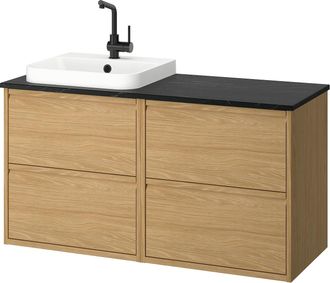 IKEA ÄNGSJÖN / BACKSJÖN Waschbeckenschr./Waschb./Mischbat