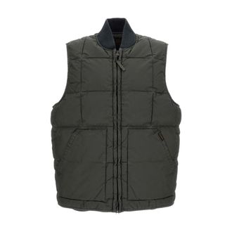 Filson Vintage-Wasch Baumwoll-Daunenweste - - Jackets - Herren - Gr&uuml;n - M