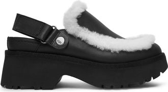 UGG Pantoletten Ugg W Esmee Leather Clog 1171507 Schwarz