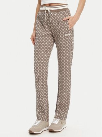 Guess Jogginghose V5YB20 KB212 Braun Regular Fit