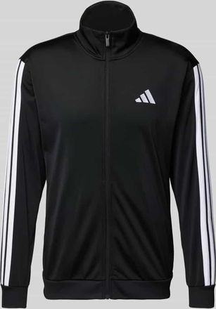 adidas Sweatjacke mit Logo-Stitching