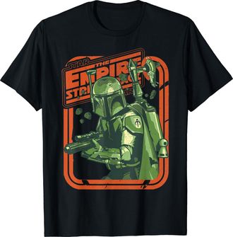 Star Wars The Empire Strikes Back Boba Fett Modern Portrait T-Shirt