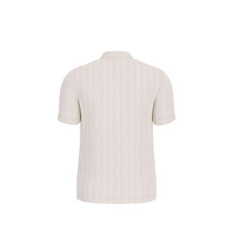 Guess Polo manches courtes en coton m&eacute;lang&eacute;