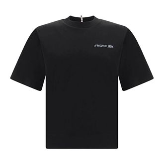 Moncler T-Shirt - - Tops - Damen - Schwarzk - S