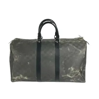 Louis Vuitton unisex, Pre-owned, Noir, Taille: ONE Size Sac Boston Pre-owned - Toile Damier