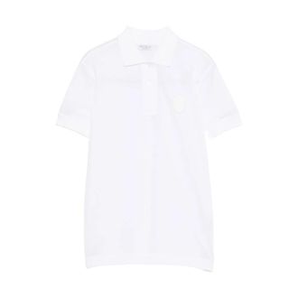 Brunello Cucinelli Stretch-Piqu&eacute;-Poloshirt aus Baumwolle - - Tops - Damen - Wei&szlig; - XL