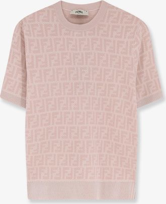 Fendi FF wool and silk sweater - FENDI - gender_Woman