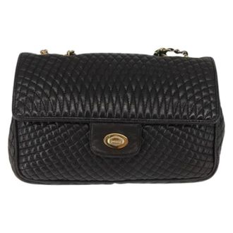 Bally Sac bandouli&egrave;re en cuir Pre-owned - Femme - Pre-owned - Noir - Taille: ONE Size