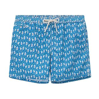 MC2 Saint Barth Homme, Maillots de bain, Bleu, Taille: M Gustavia Swim Shorts