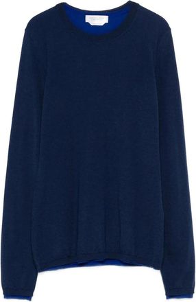 Gabriela Hearst Pull Col Rond - Bleu