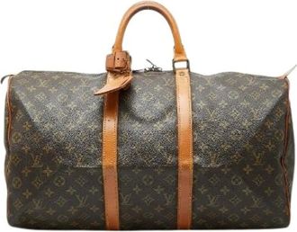 Louis Vuitton unisex, Pre-owned, Brun, Taille: ONE Size Pre-owned Keepall Monogram Boston Bag (Keepall 50)