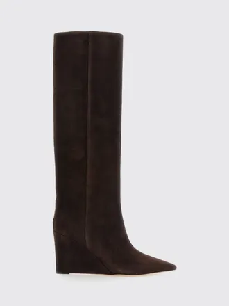 Jimmy Choo London Bottes hautes &agrave; talon compens&eacute; Blake en daim