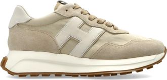 Hogan Femme, Chaussures, Beige, Taille: 37 EU H641 Baskets