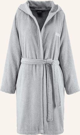 HUGO BOSS Bademantel Edge grau