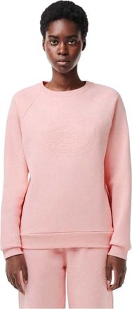 Lacoste Sweatshirt f&uuml;r Damen, leger (Pink)